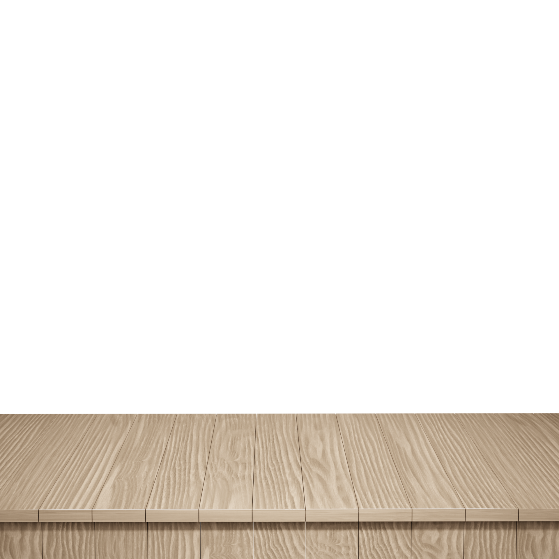 Wooden table foreground, wood table top front view 3d render isolated ... Wooden table foreground, wood table top front view 3d render isolated ...