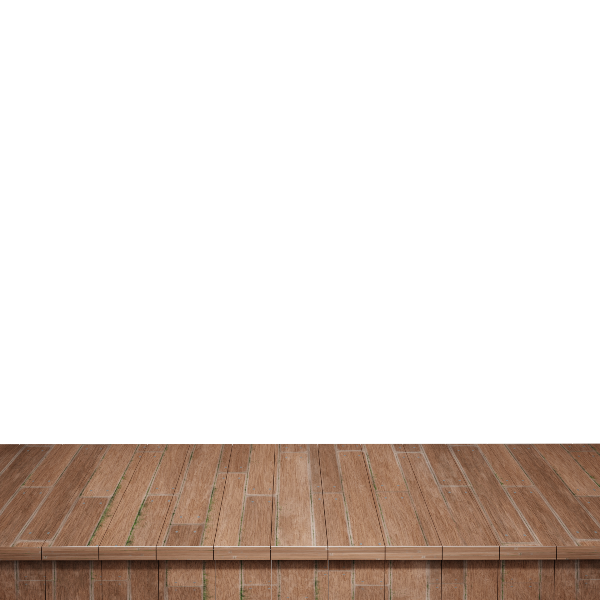 Wooden table foreground, wood table top front view 3d render isolated ... Wooden table foreground, wood table top front view 3d render isolated ...