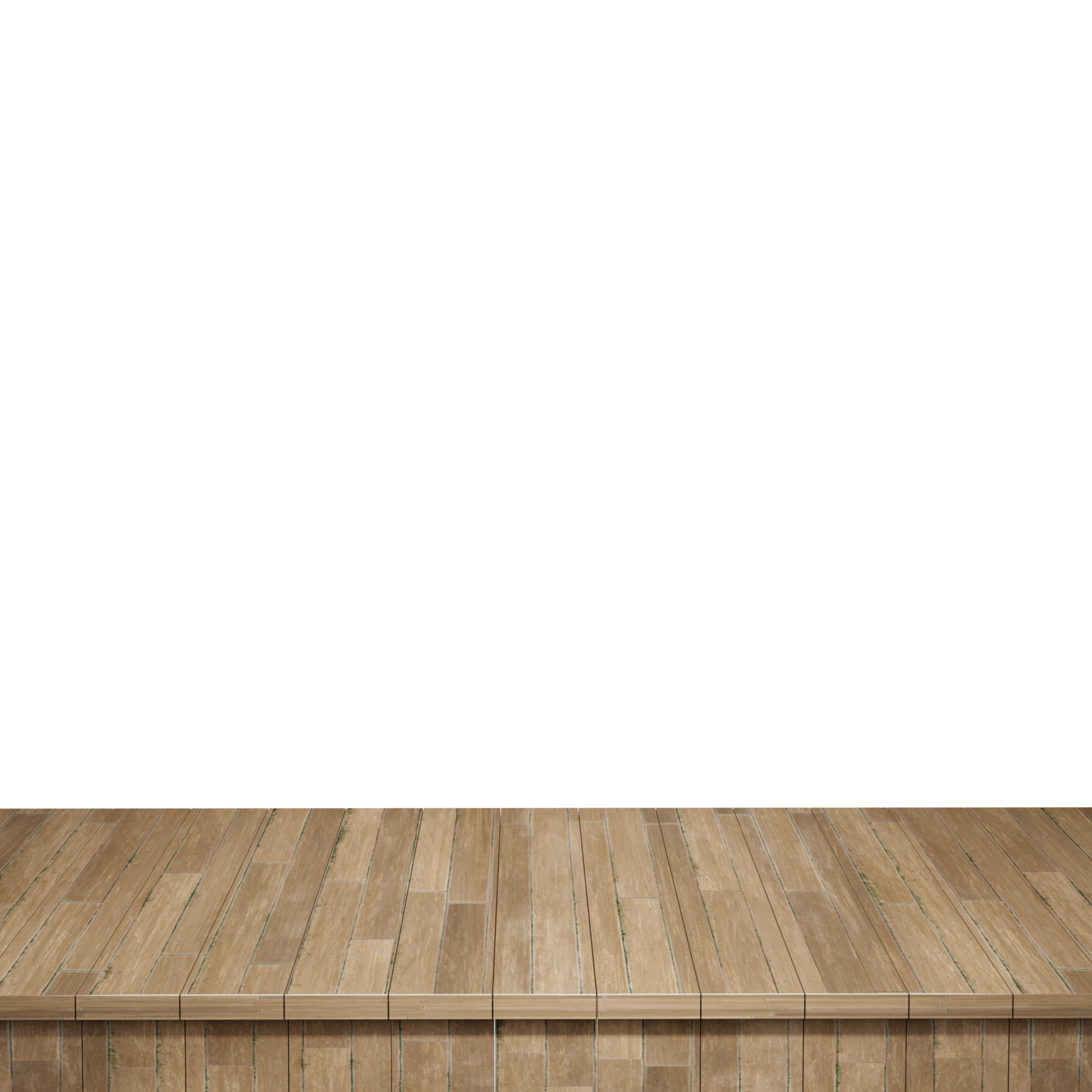 Wooden table foreground, wood table top front view 3d render isolated ... Wooden table foreground, wood table top front view 3d render isolated ...