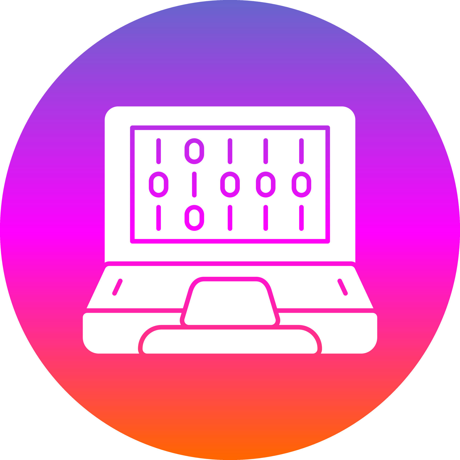 diseño de icono de vector de código binario 15317306 Vector en Vecteezy