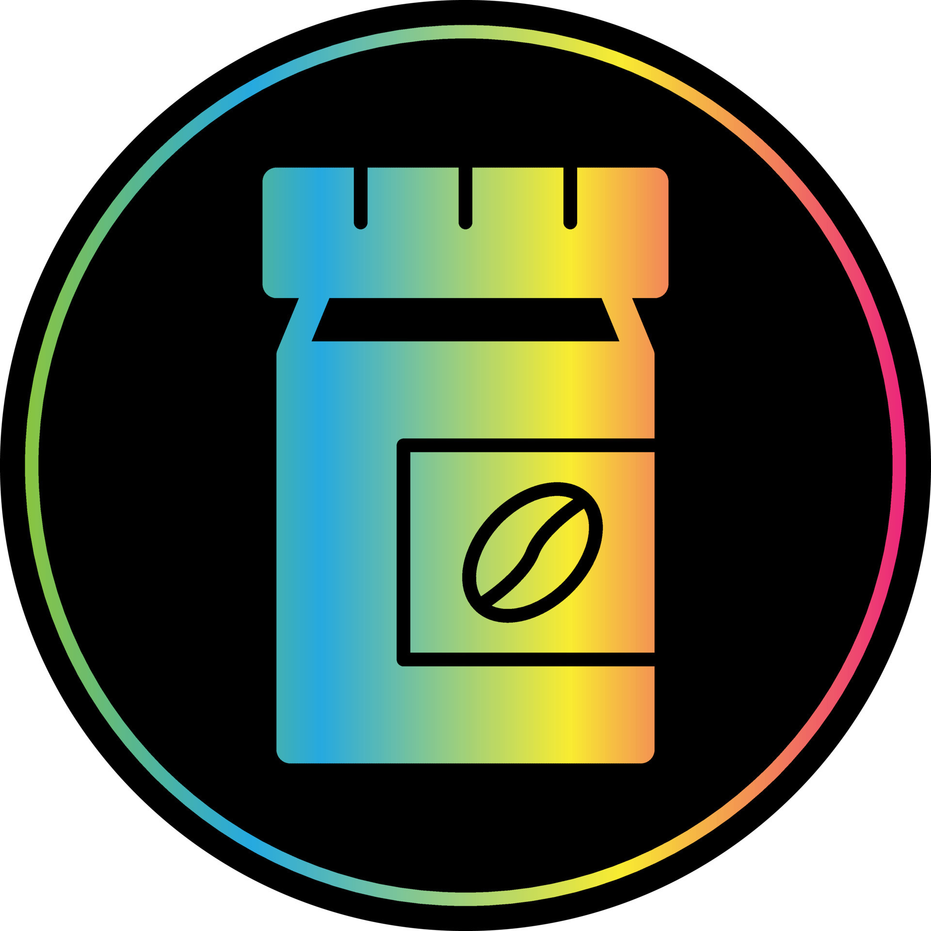 Coffee Jar Vector Icon Design 15319886 Vector Art at Vecteezy