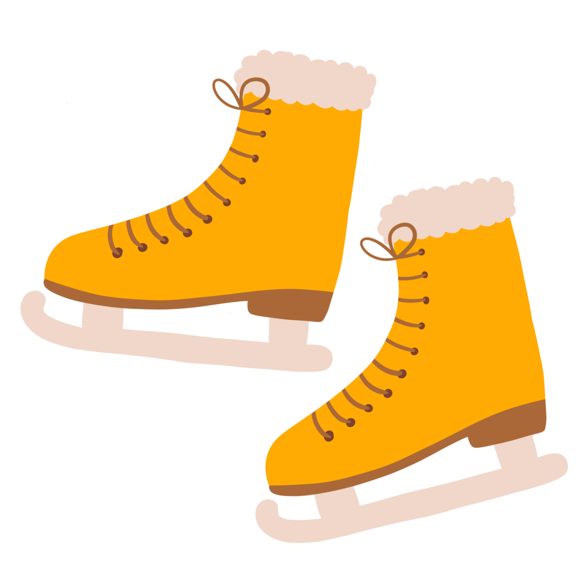 Ice Skating Shoes Hand Drawn 15321551 Png