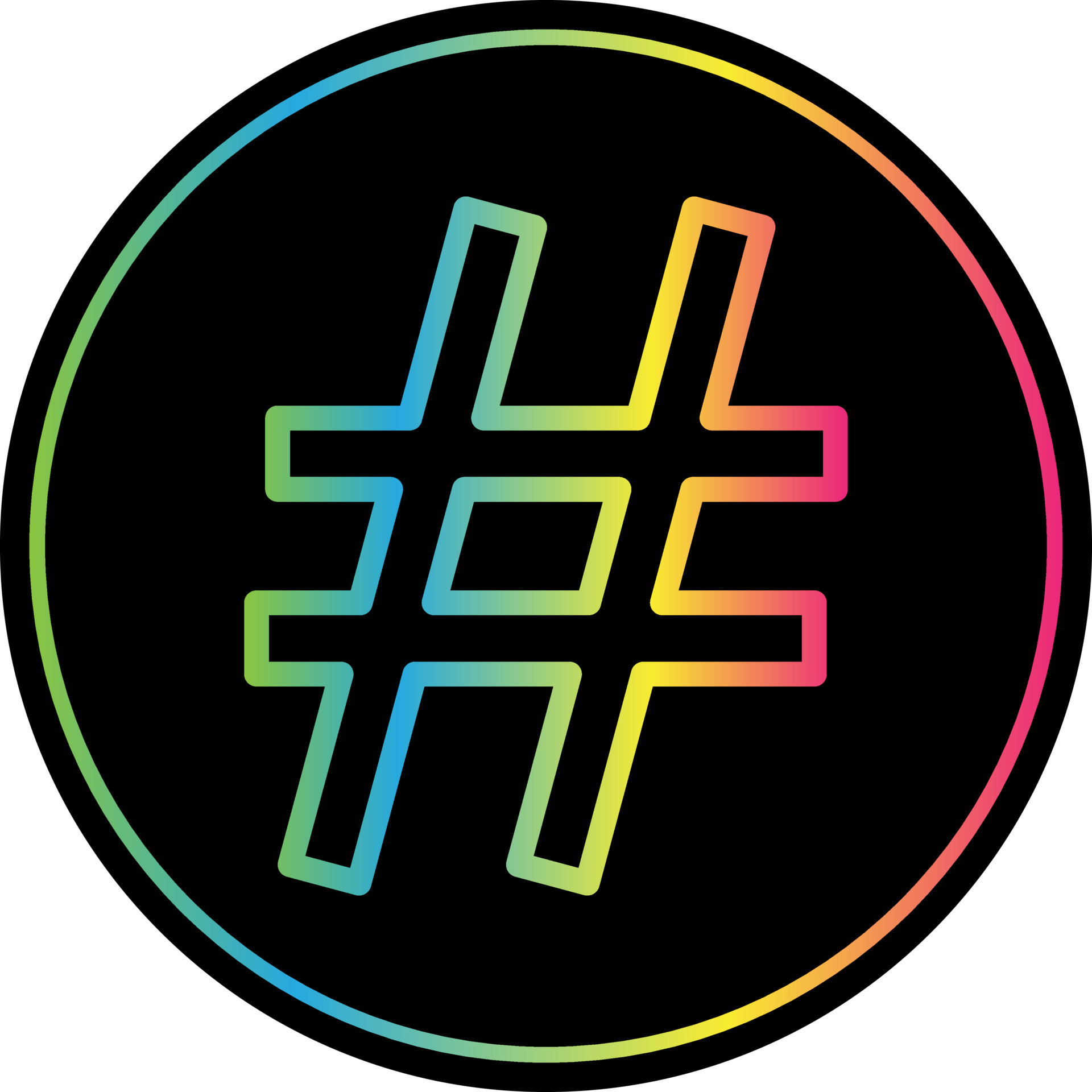 Hash Vector Icon Design 15322917 Vector Art at Vecteezy