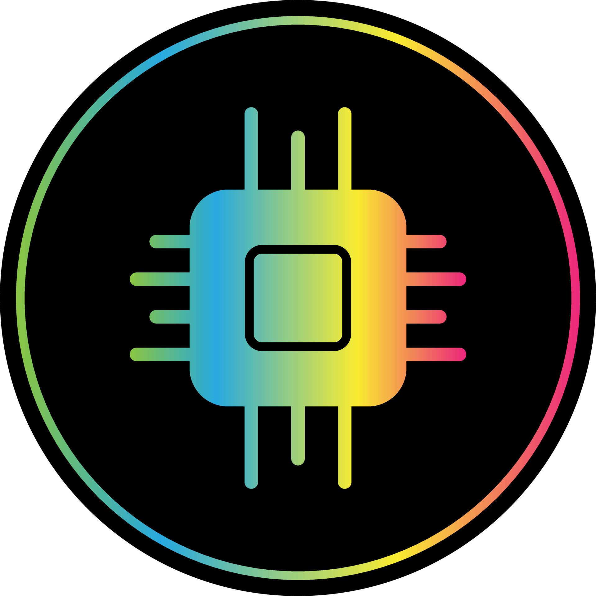 Cpu Vector Icon Design 15323301 Vector Art At Vecteezy