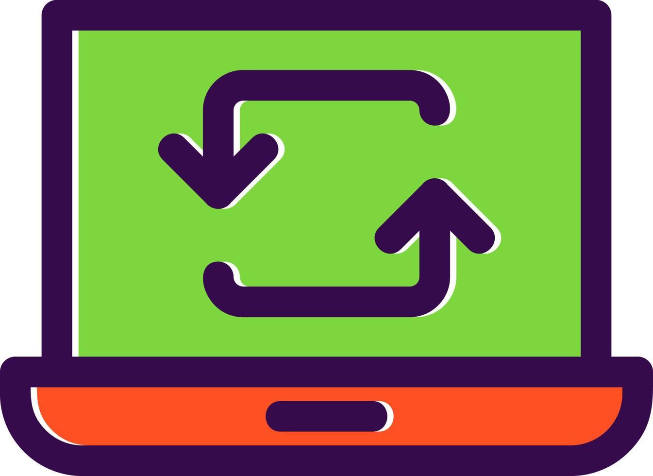 Data Synchronization Vector Icon Design 15327472 Vector Art At Vecteezy