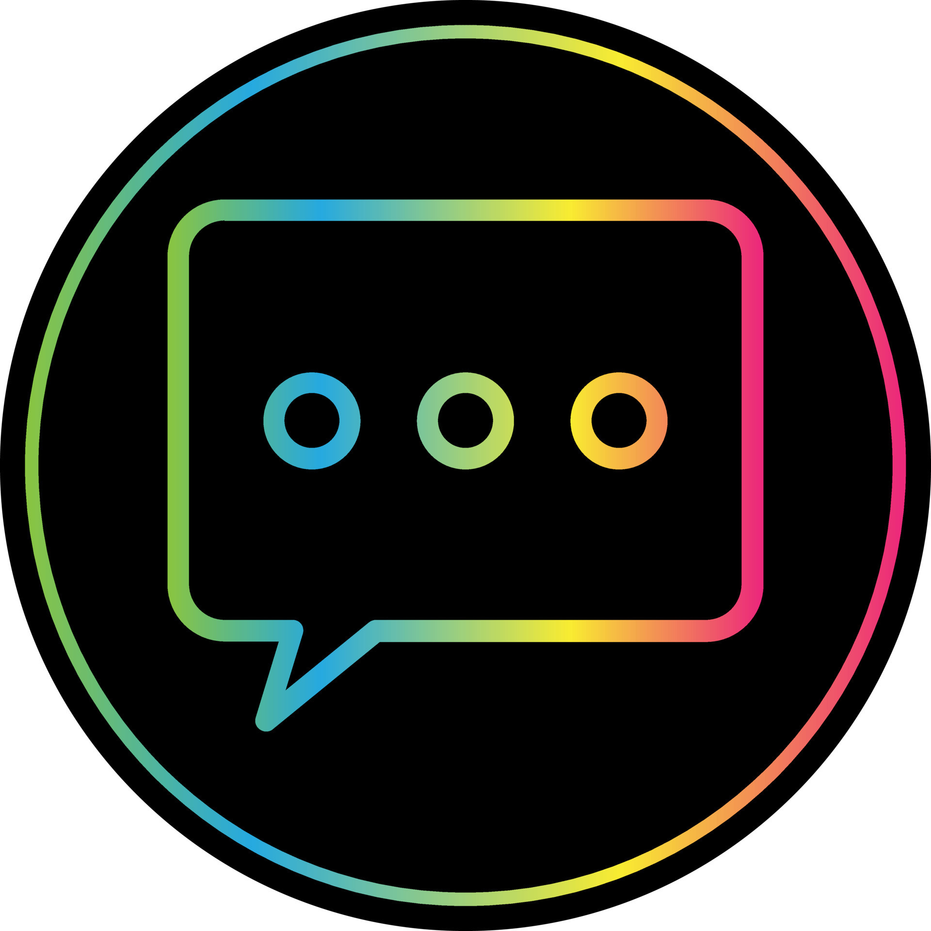 Message square Vector Icon Design 15328569 Vector Art at Vecteezy