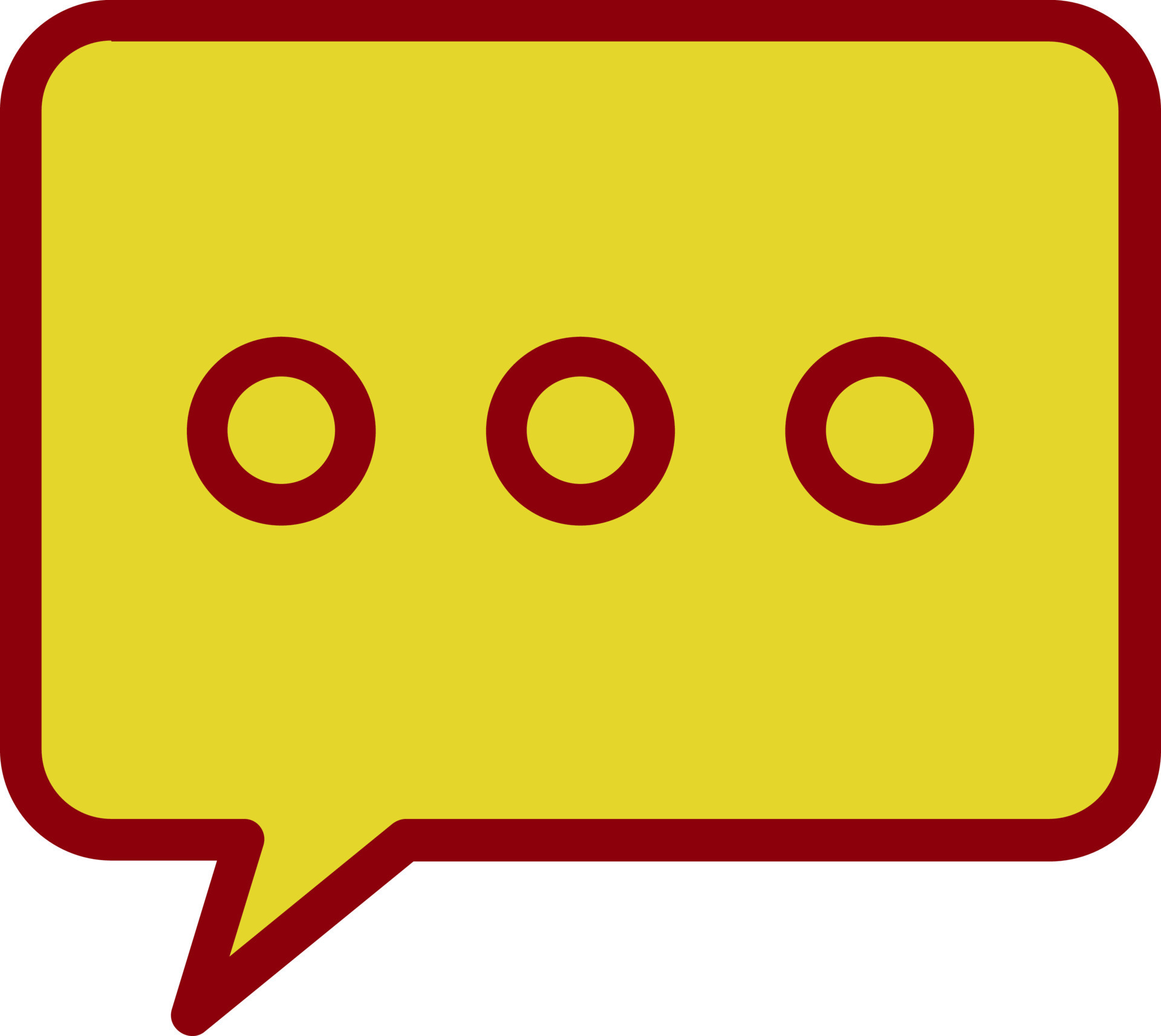 Message square Vector Icon Design 15328948 Vector Art at Vecteezy