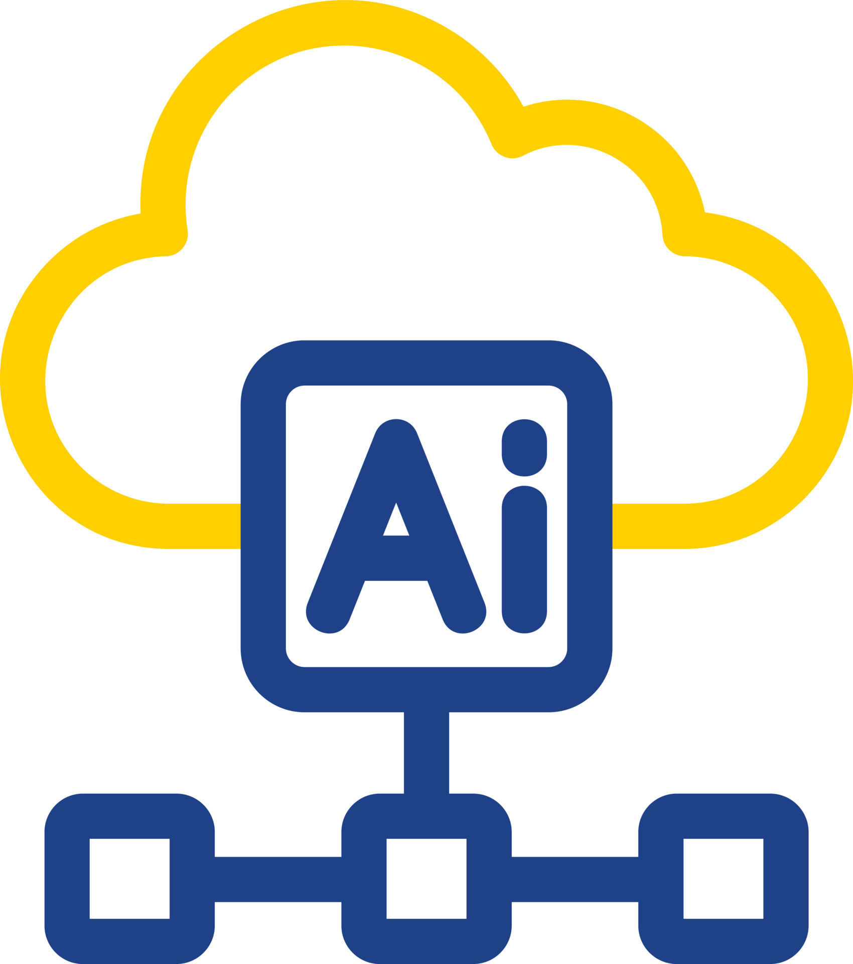 Cloud Based Architecture Vector Icon Design 15335161 Vector Art At Vecteezy