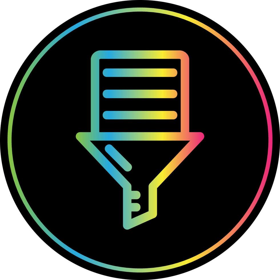 Data Filtering Vector Icon Design 15335420 Vector Art At Vecteezy