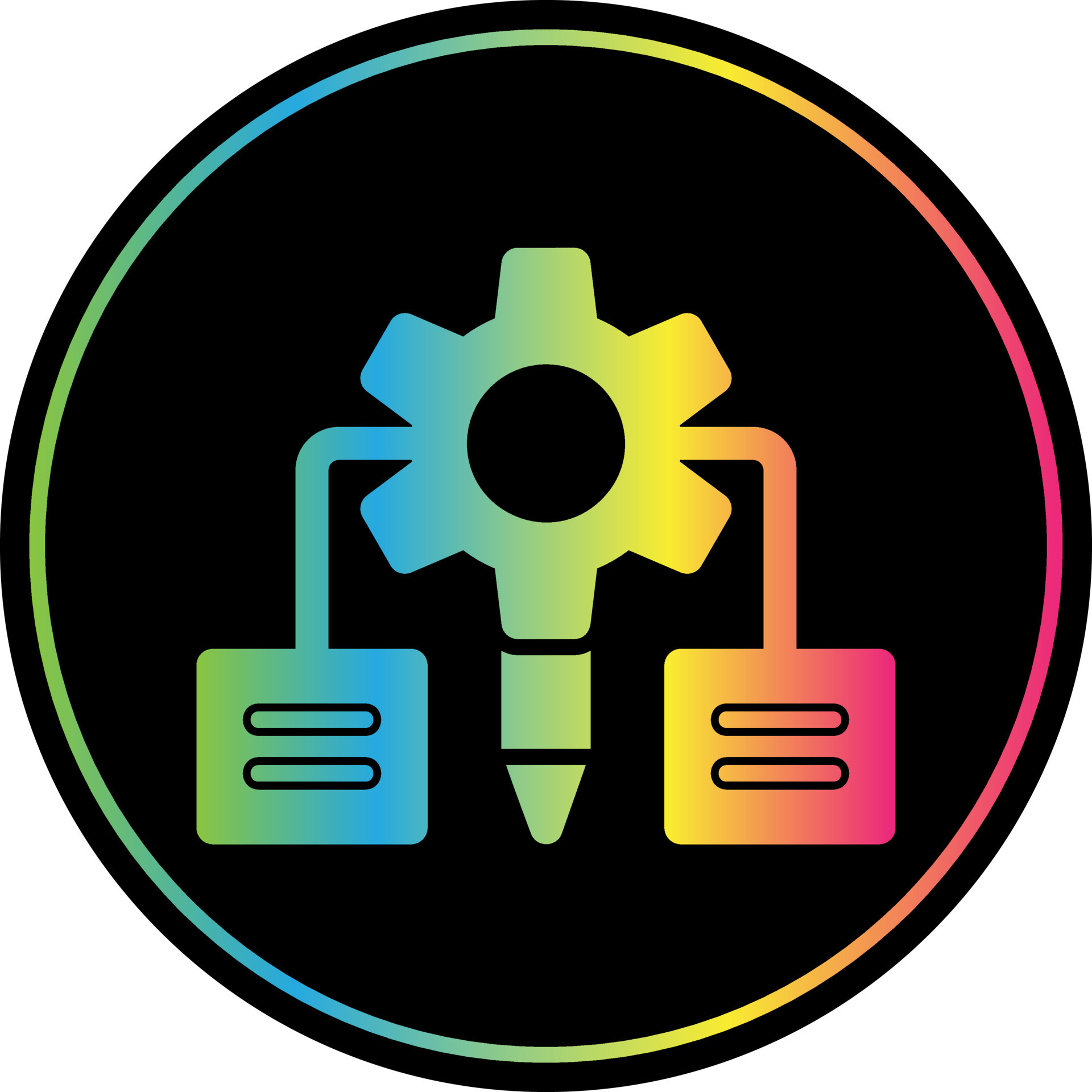 Design Algorithm Vector Icon Design 15338590 Vector Art At Vecteezy