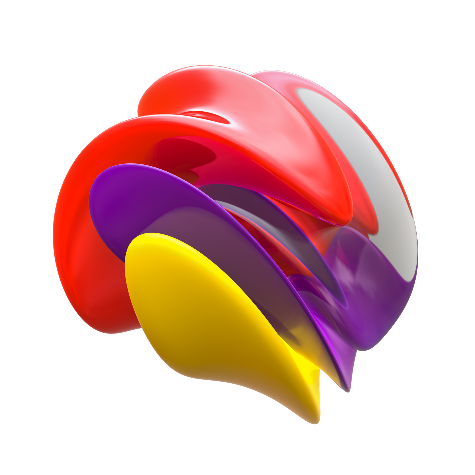 Abstract vivid gradient isolated objects design. Abstract vibrant liquid shape 15338880 PNG