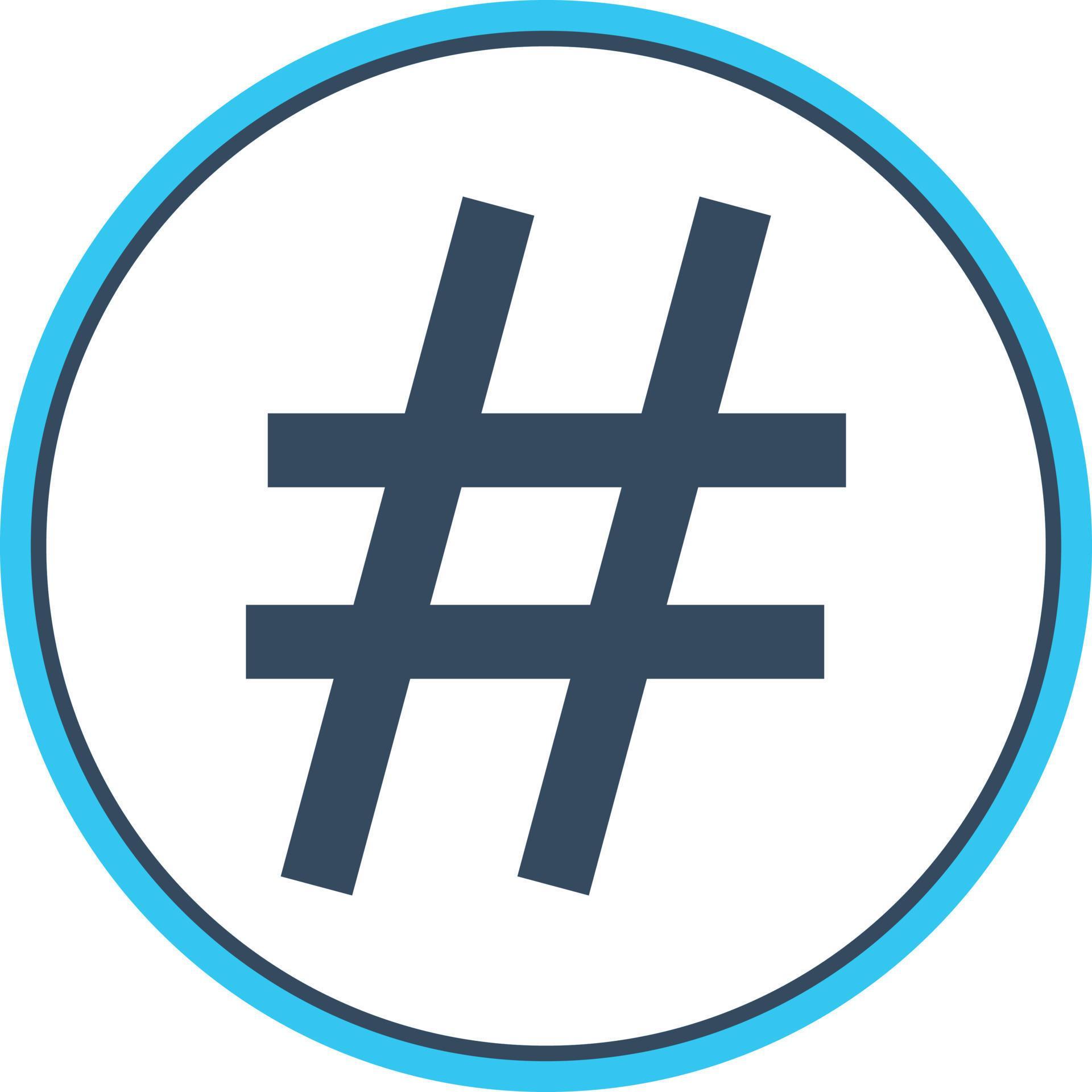 Hash Vector Icon Design 15342040 Vector Art at Vecteezy