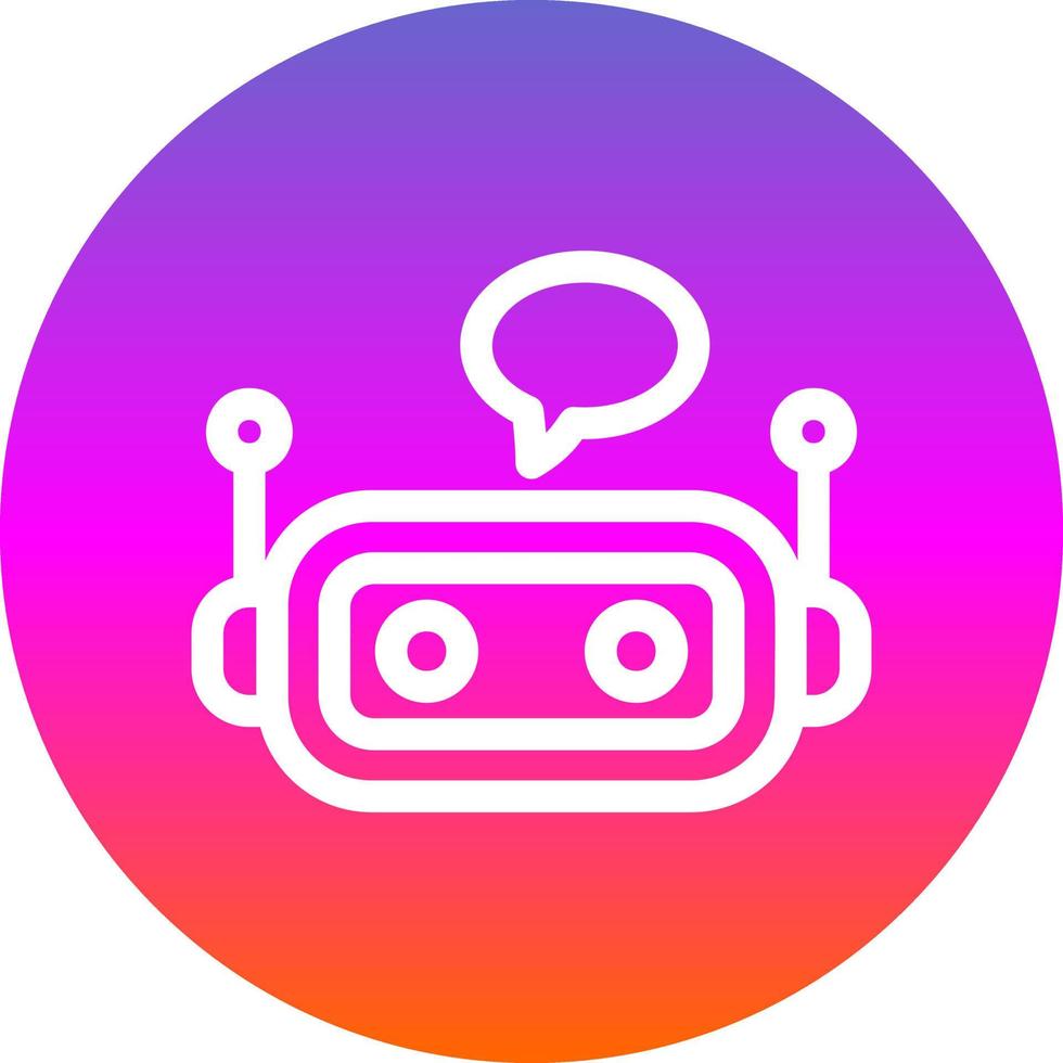 Chatbot Vector Icon Design 15344339 Vector Art at Vecteezy