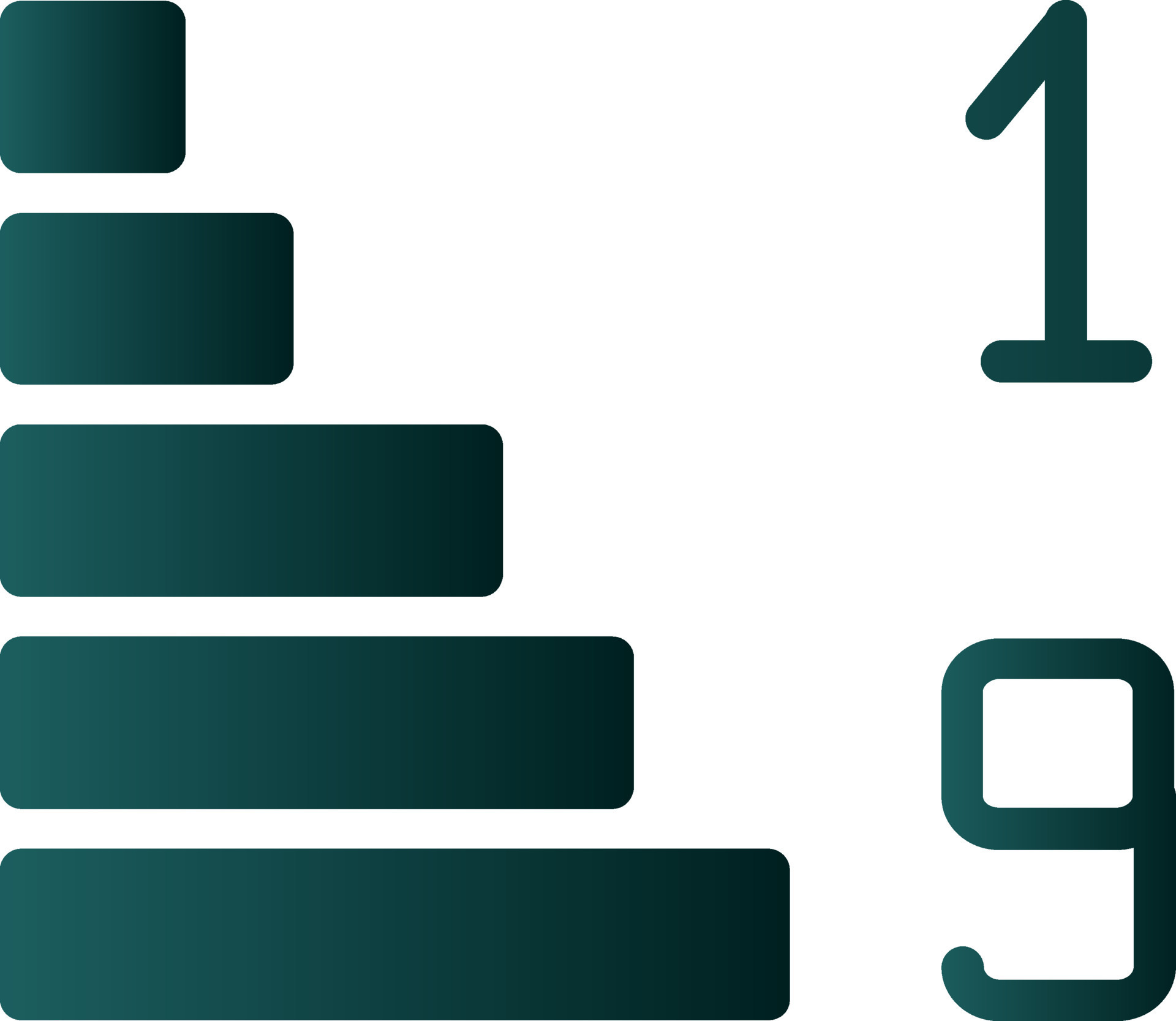 Sort Numeric Down Vector Icon Design 15355044 Vector Art At Vecteezy