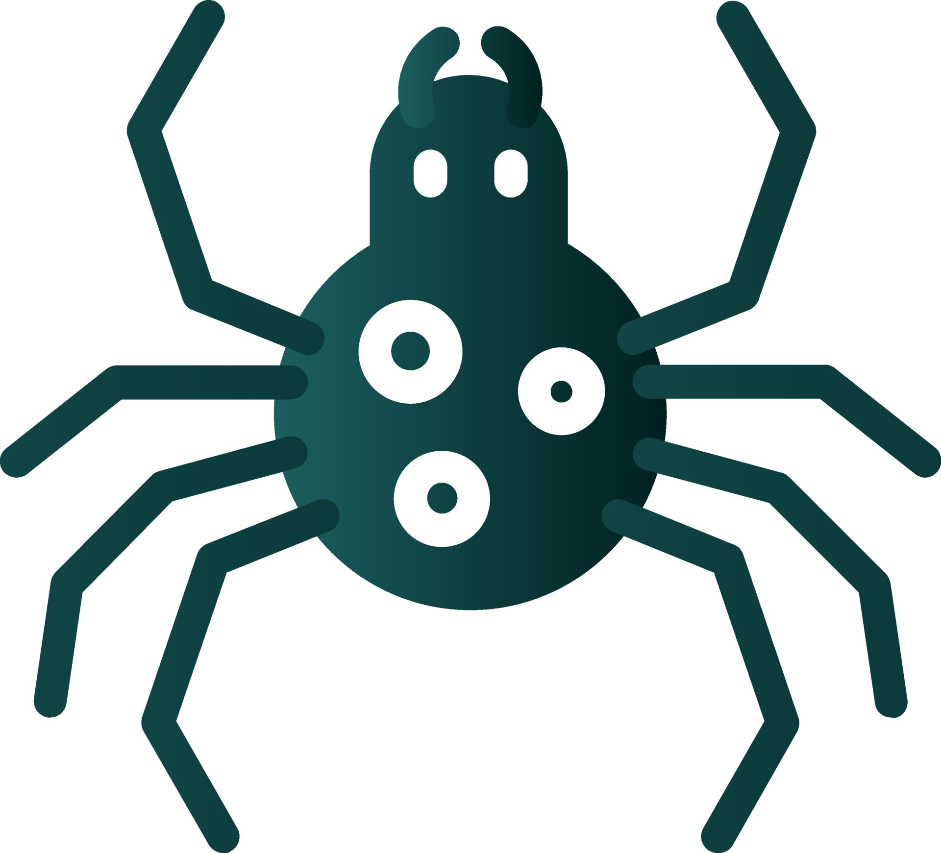 Spider Vector Icon Design 15355059 Vector Art at Vecteezy