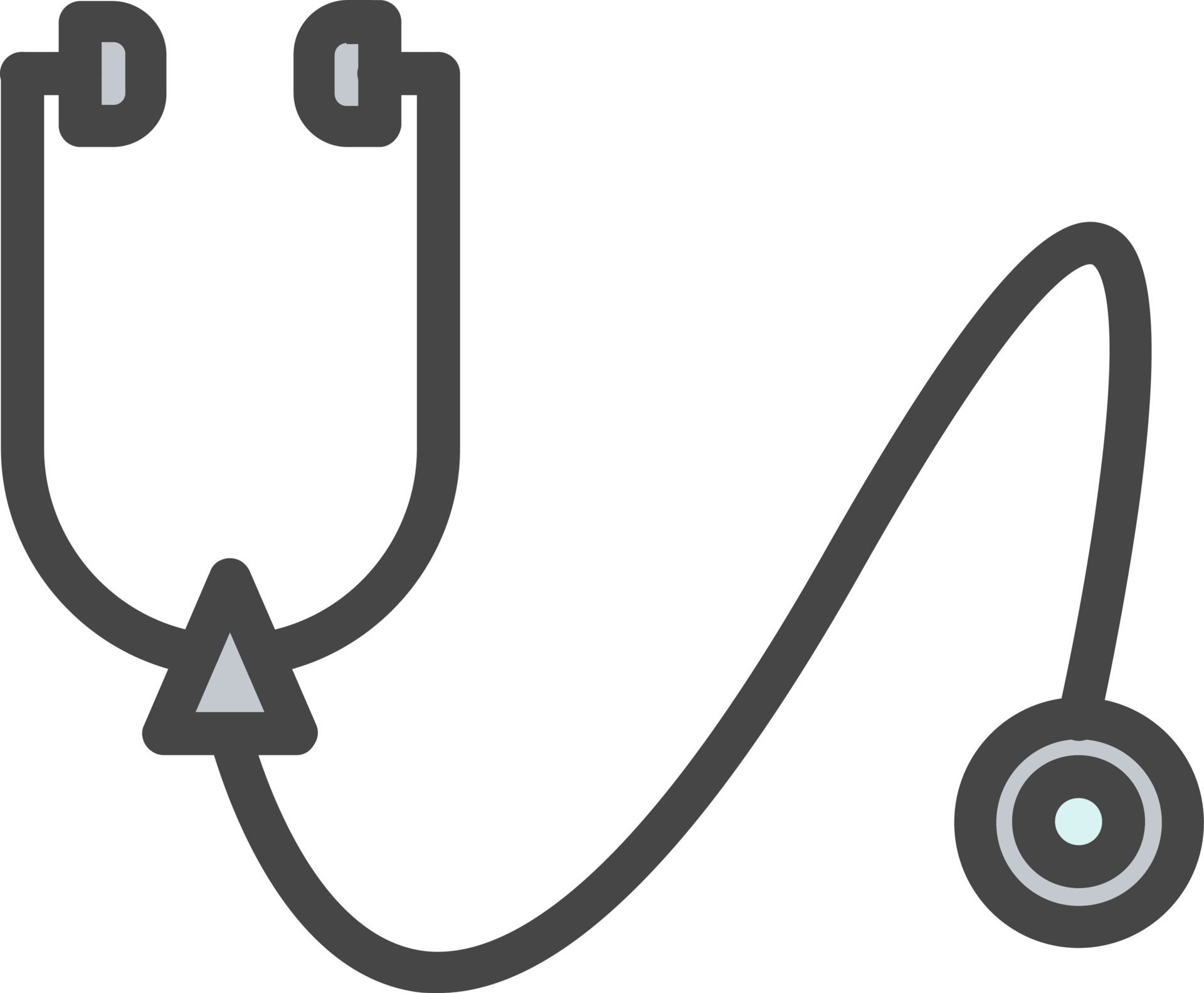Stethoscope Vector Icon Design 15355624 Vector Art At Vecteezy