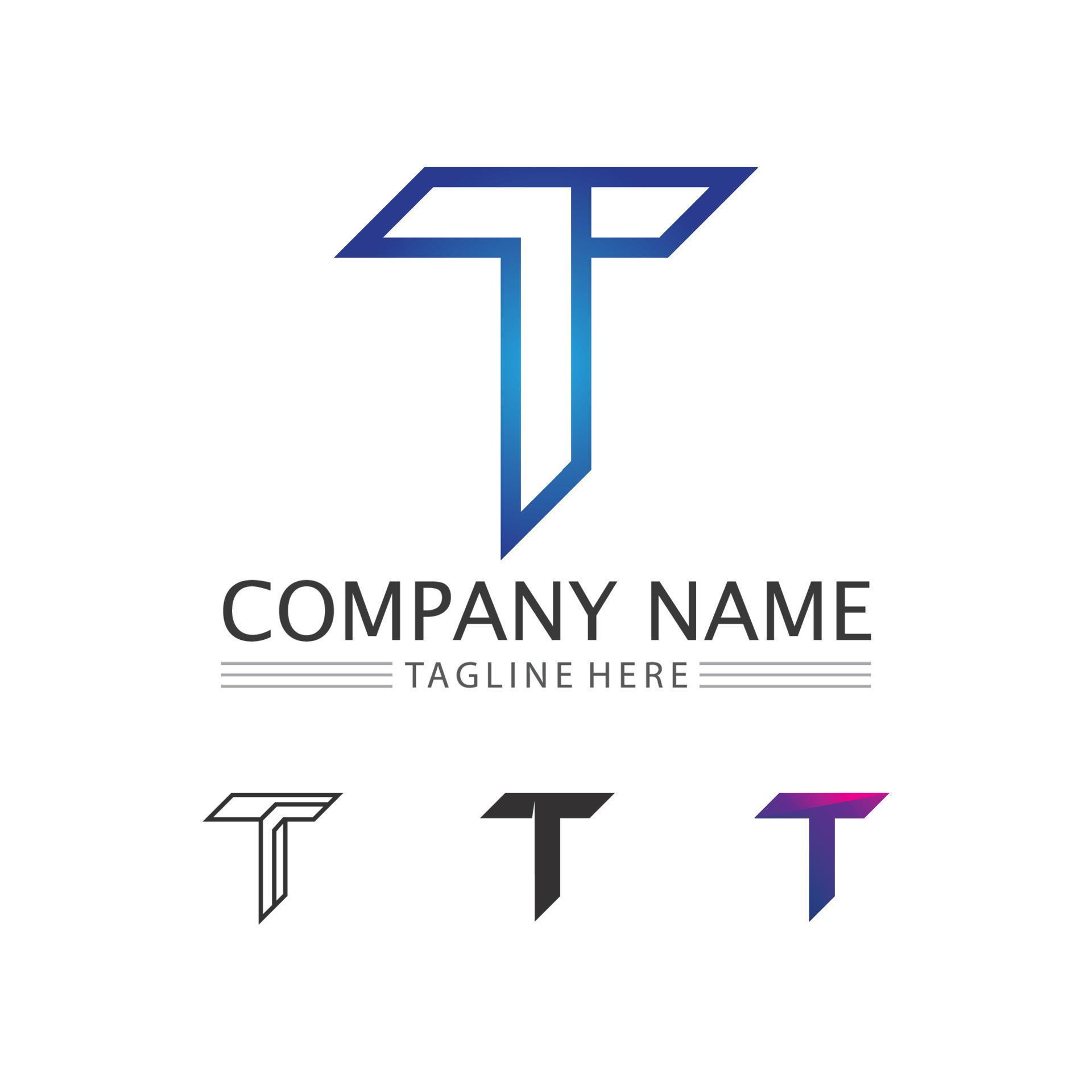 letter T logo image and font T design graphic vector 15365026 Vector Art at Vecteezy