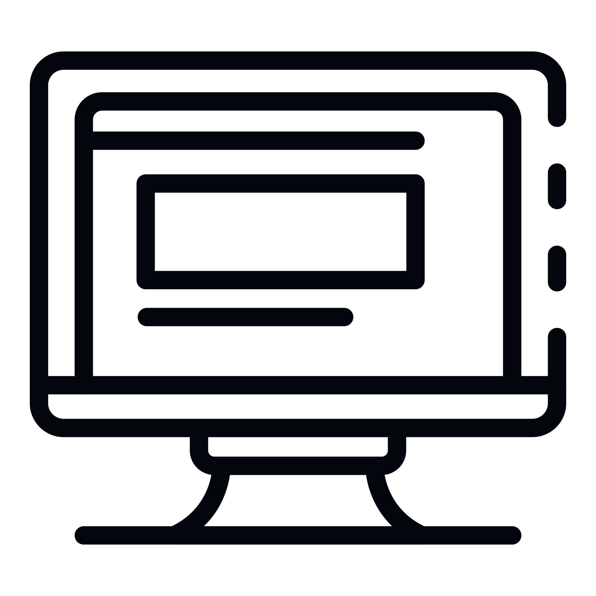 Monitor Computer Icon Outline Style 15366535 Vector Art At Vecteezy