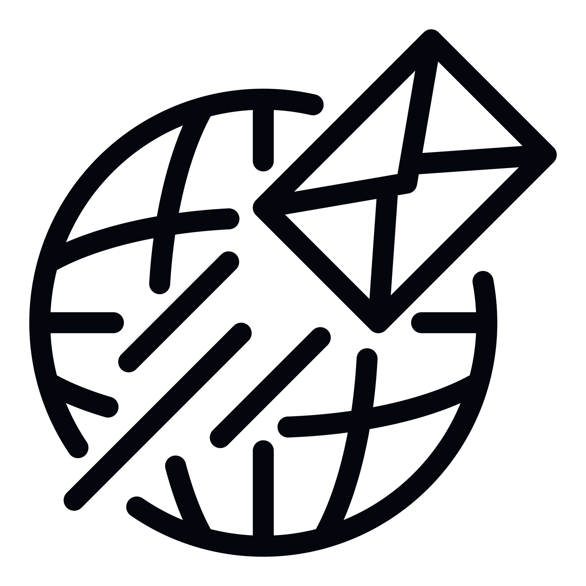 Global mail icon, outline style 15366600 Vector Art at Vecteezy