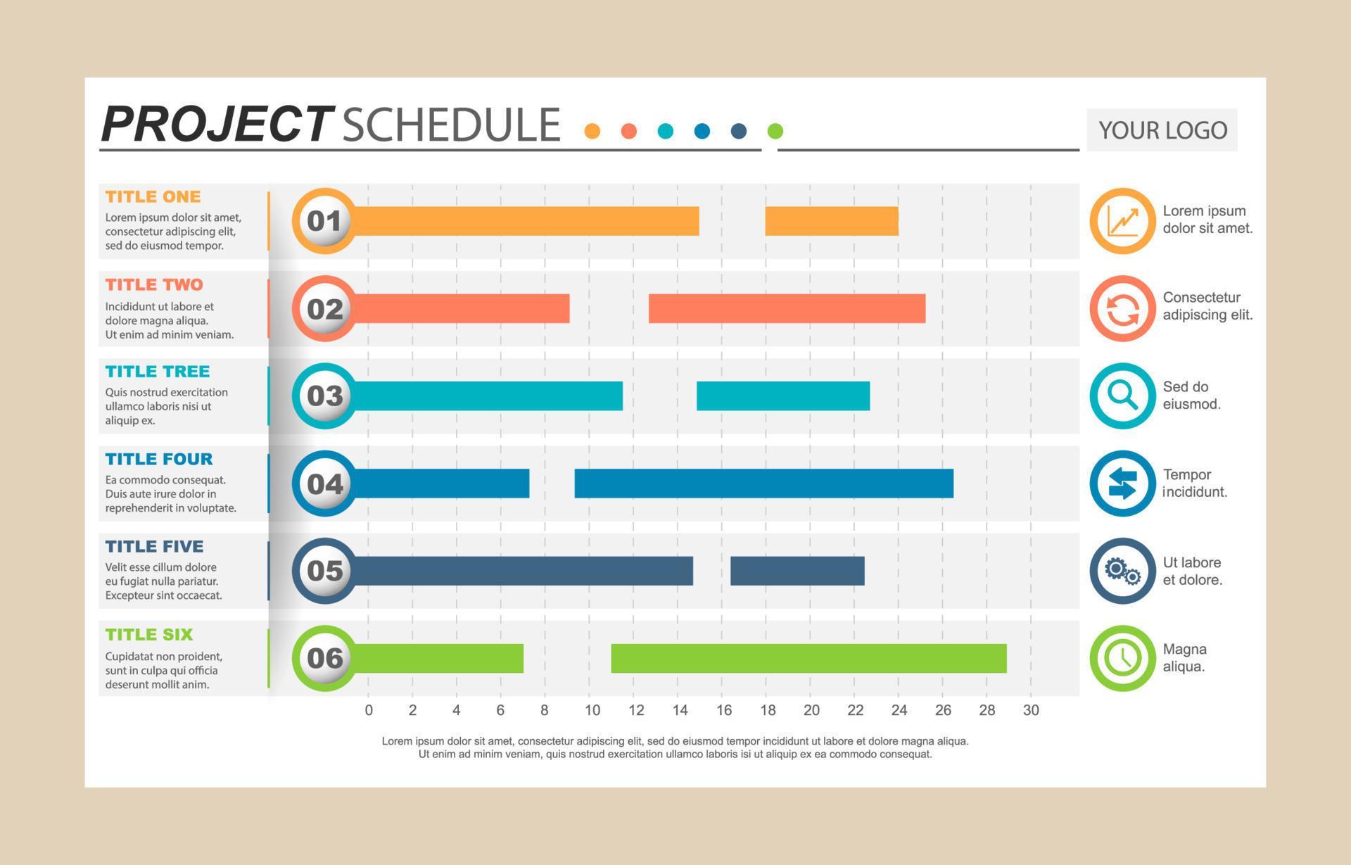 Weekly Timeline Template 15367432 Vector Art at Vecteezy Weekly Timeline Template 15367432 Vector Art at Vecteezy