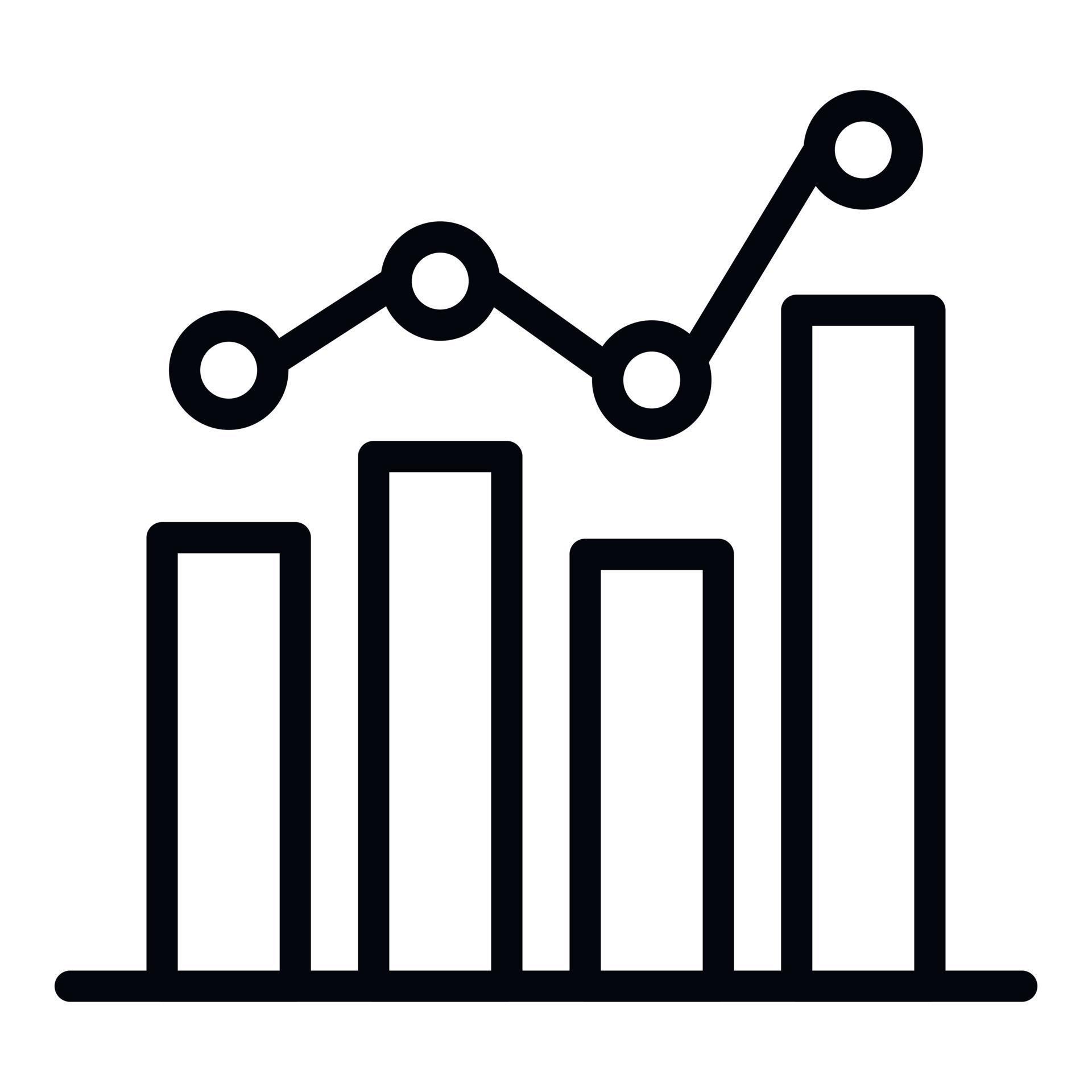 Advertising Viewing Chart Icon Outline Style 15367644 Vector Art At