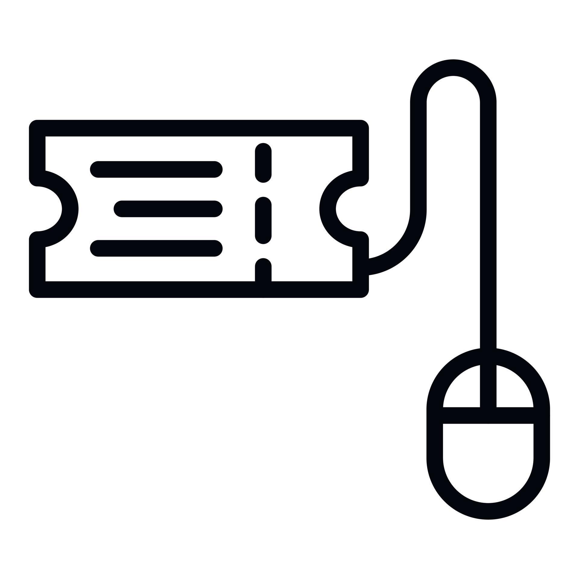 Ticket With A Computer Mouse Icon Outline Style 15367654 Vector Art At