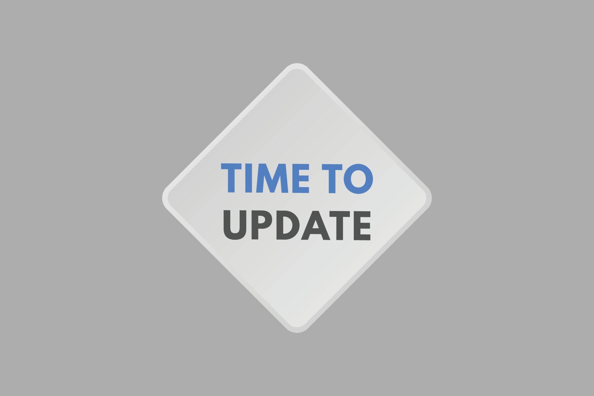 Time To Update Text Button Time To Update Sign Icon Label Sticker Web Buttons 15374226 Vector