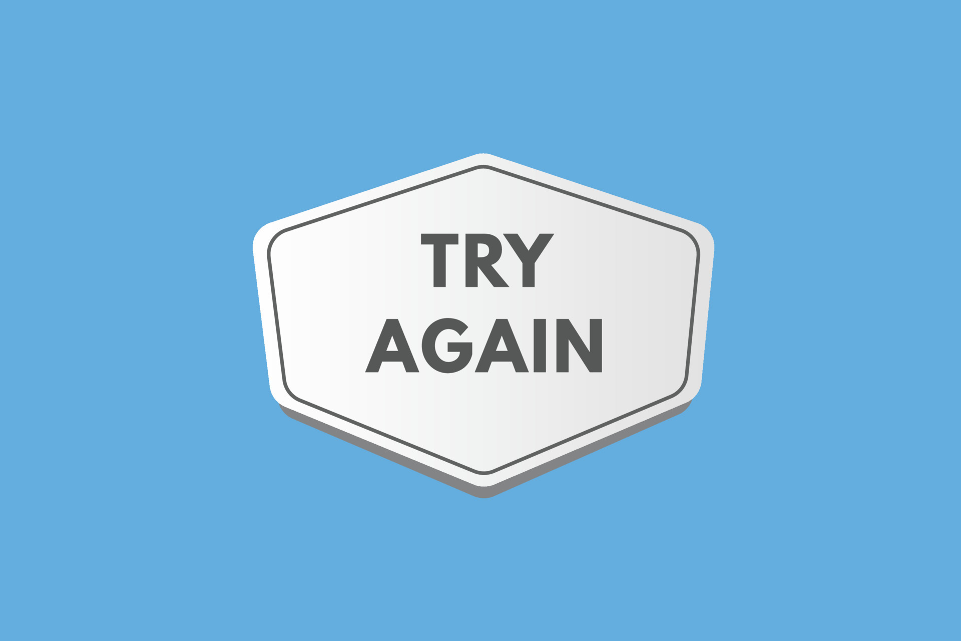 Try Again Text Button Try Again Sign Icon Label Sticker Web Buttons 15374340 Vector Art At Vecteezy