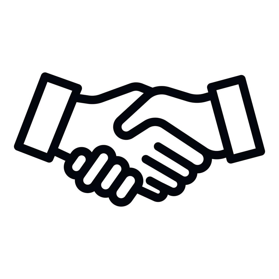 Handshake icon, outline style 15376214 Vector Art at Vecteezy Handshake icon, outline style 15376214 Vector Art at Vecteezy