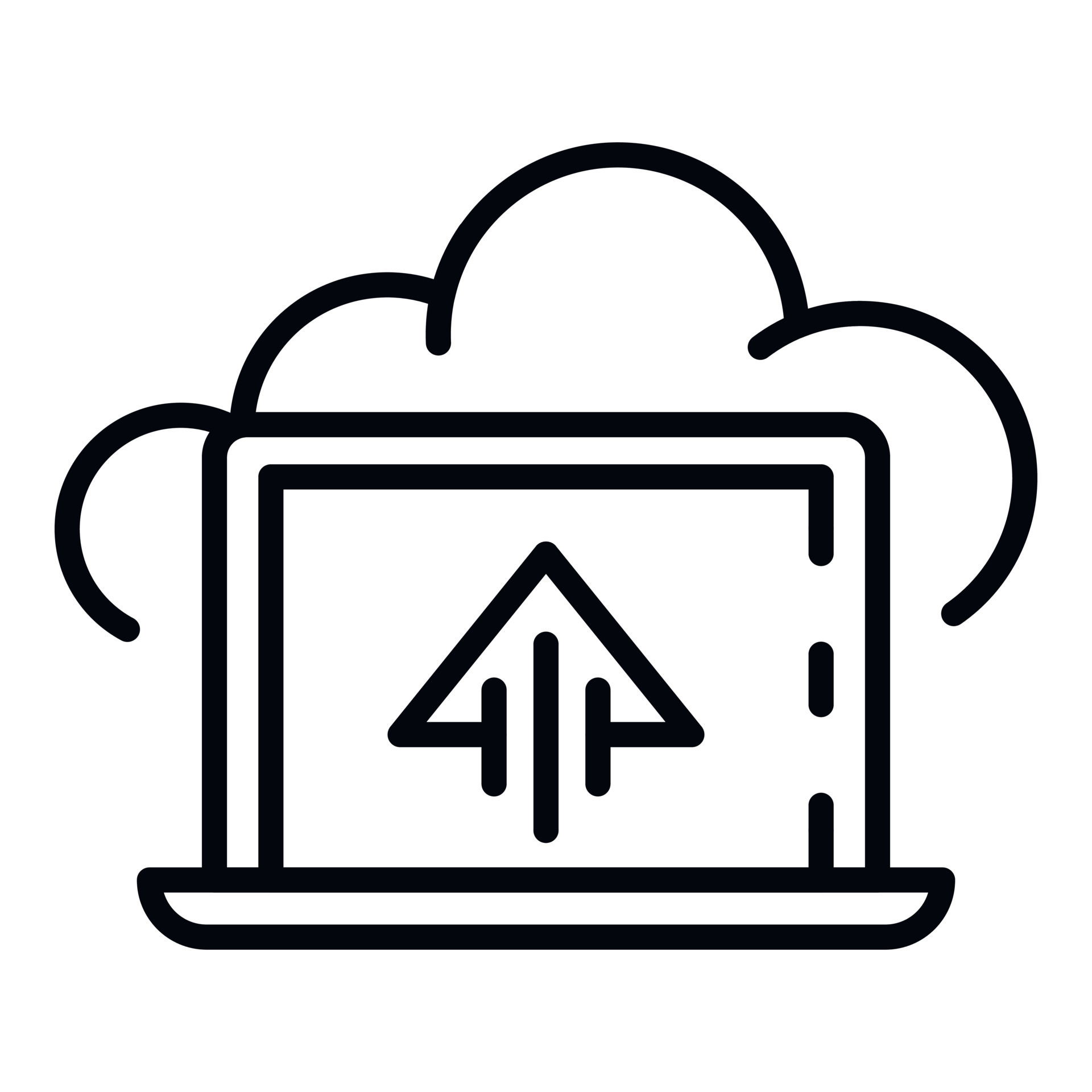Cloud Backup Icon Outline Style 15377239 Vector Art At Vecteezy