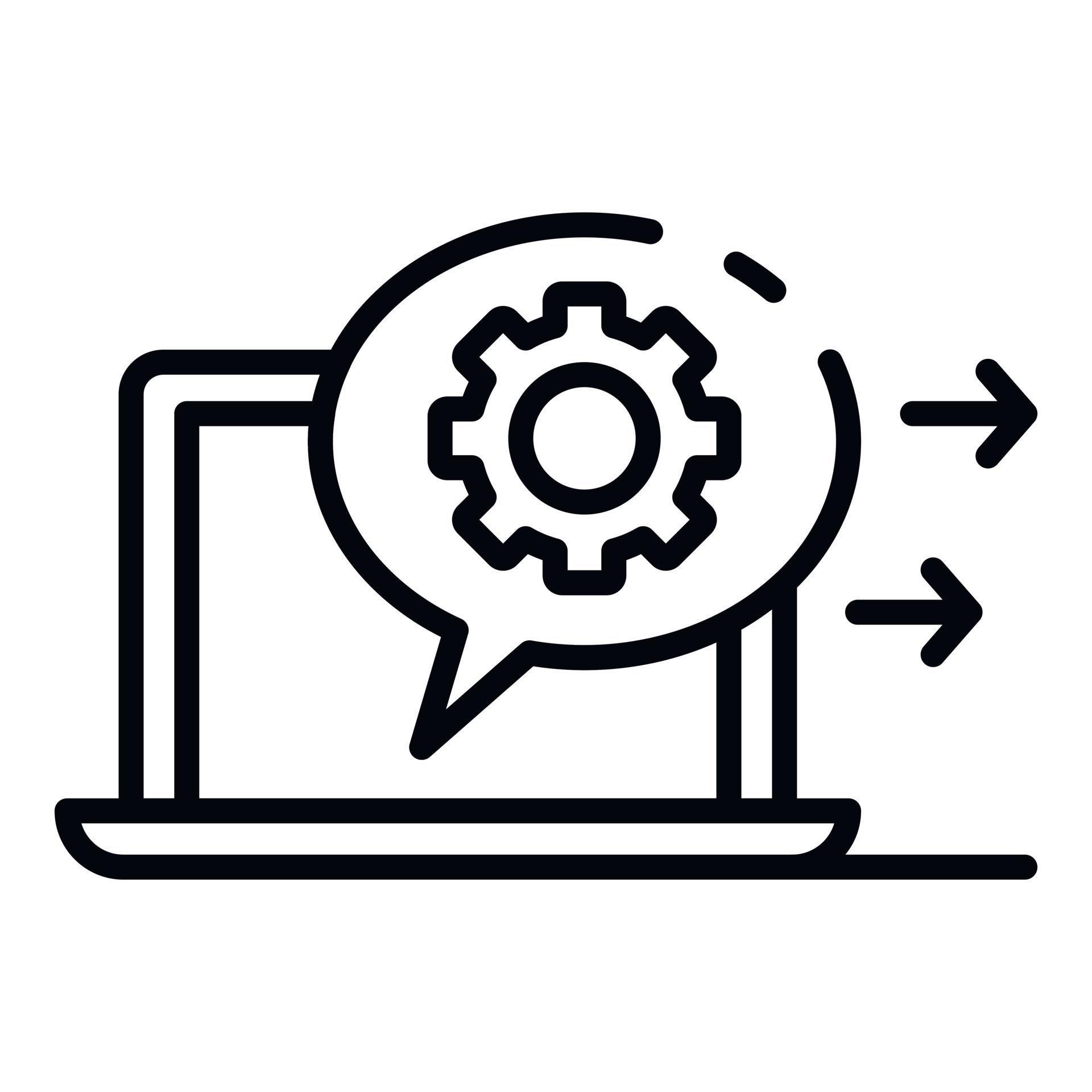 Configure Server Connection Icon Outline Style 15377246 Vector Art At Vecteezy