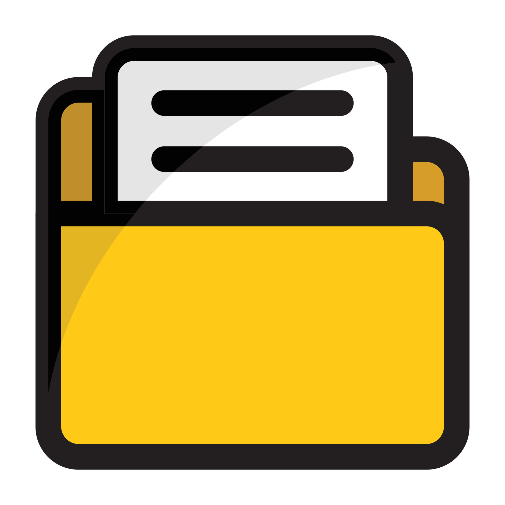 Trendy File Folder 15381386 Vector Art At Vecteezy