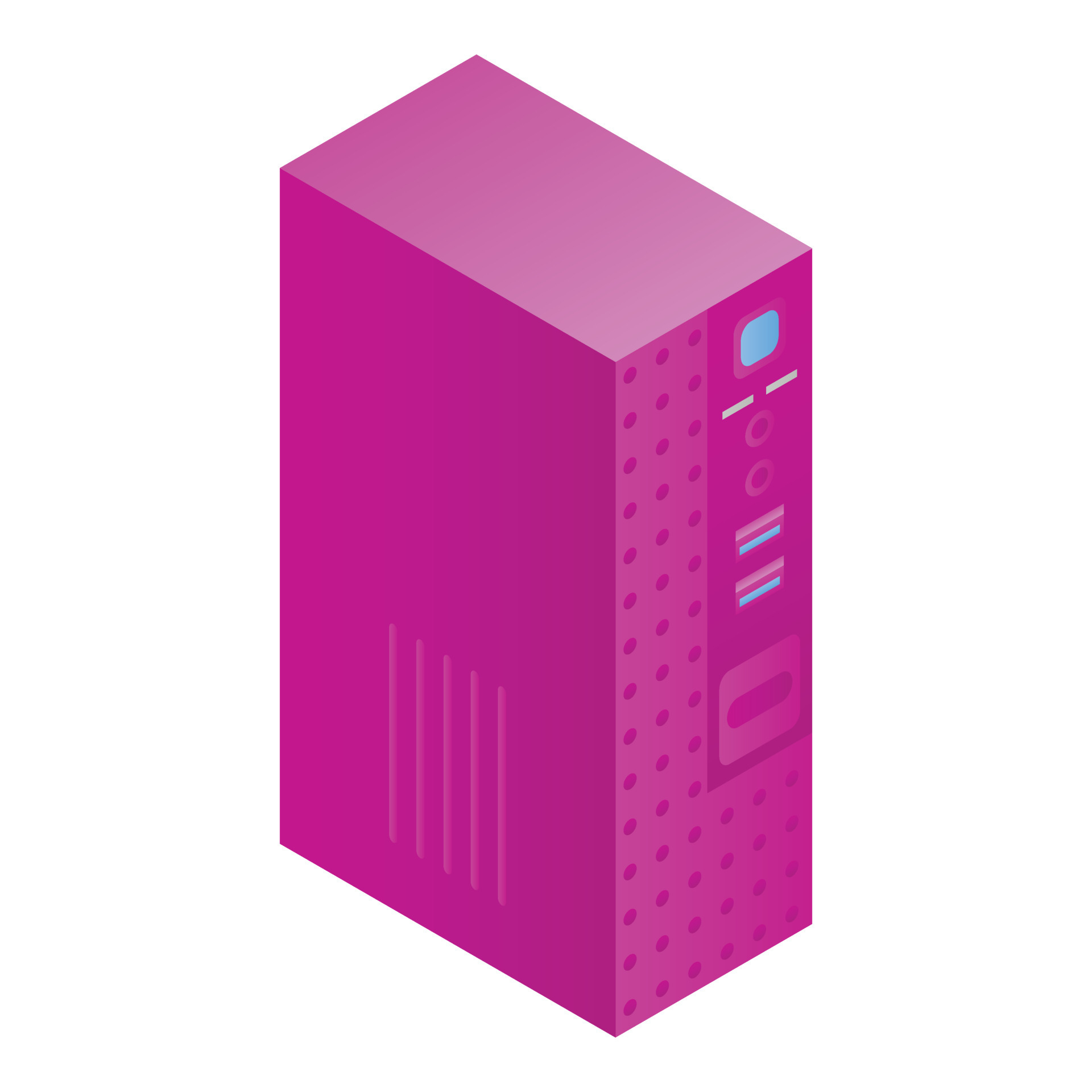 Server computer icon, isometric style 15384030 Vector Art at Vecteezy