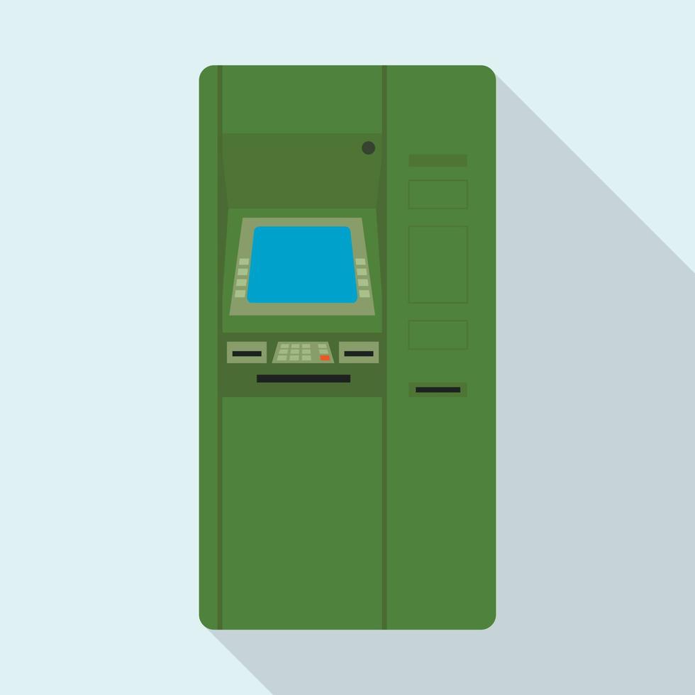 Atm icon, flat style 15385578 Vector Art at Vecteezy Atm icon, flat style 15385578 Vector Art at Vecteezy