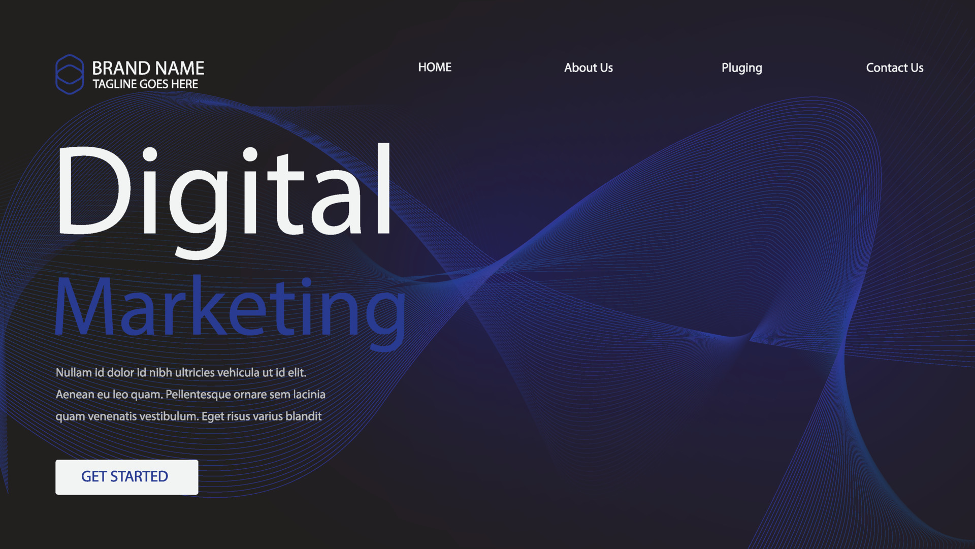 Digital Marketing Landing Page Design. 15389112 Vector Art at Vecteezy Digital Marketing Landing Page Design. 15389112 Vector Art at Vecteezy