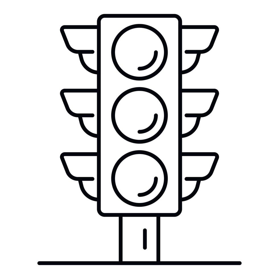 Crosswalk traffic lights icon, outline style 15389759 Vector Art at ... Crosswalk traffic lights icon, outline style 15389759 Vector Art at ...