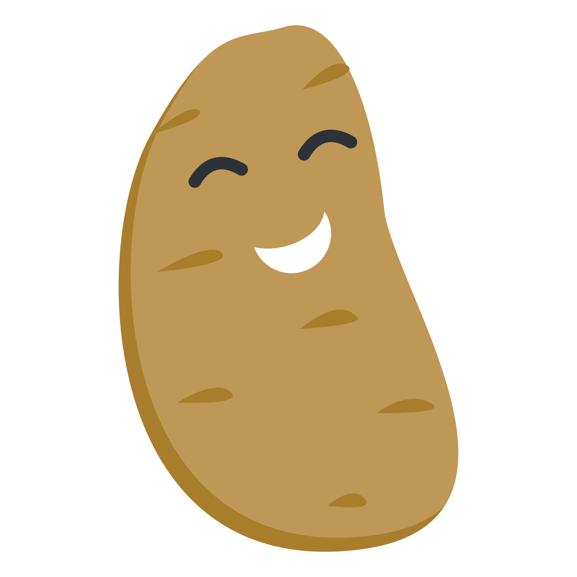 Smile potato icon, flat style 15390057 Vector Art at Vecteezy Smile potato icon, flat style 15390057 Vector Art at Vecteezy