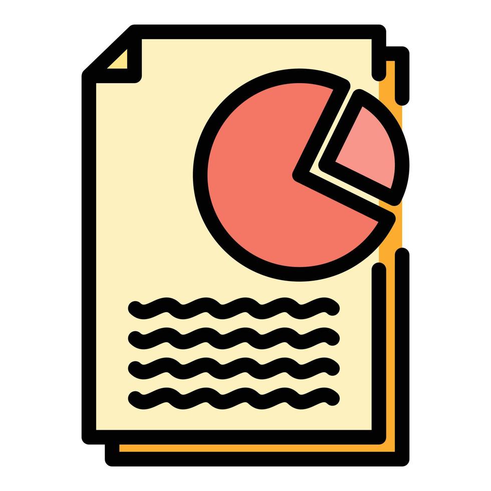 Pie chart report icon color outline vector 15393311 Vector Art at Vecteezy Pie chart report icon color outline vector 15393311 Vector Art at Vecteezy