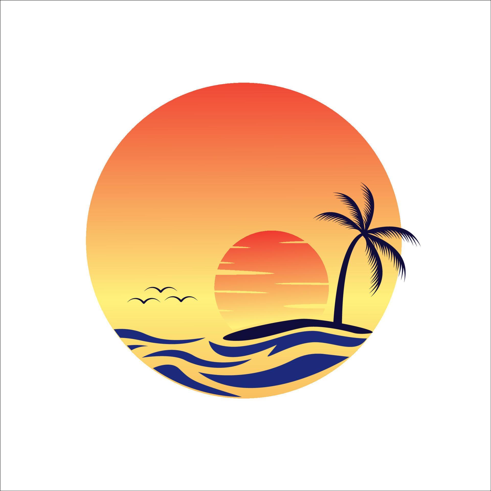 Landscape Of Paradise Tropical Island Beach Sunrise Sunset Tranquil