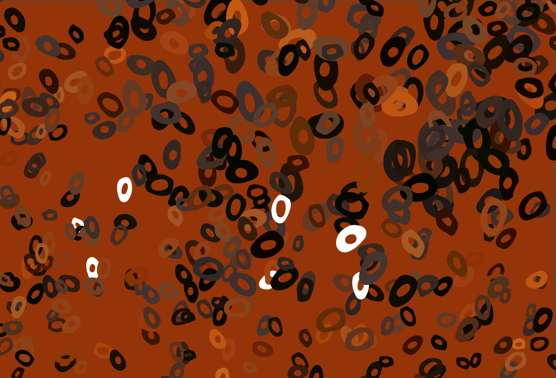 Dark Orange Vector Background With Bubbles 15397016 Vector Art At Vecteezy