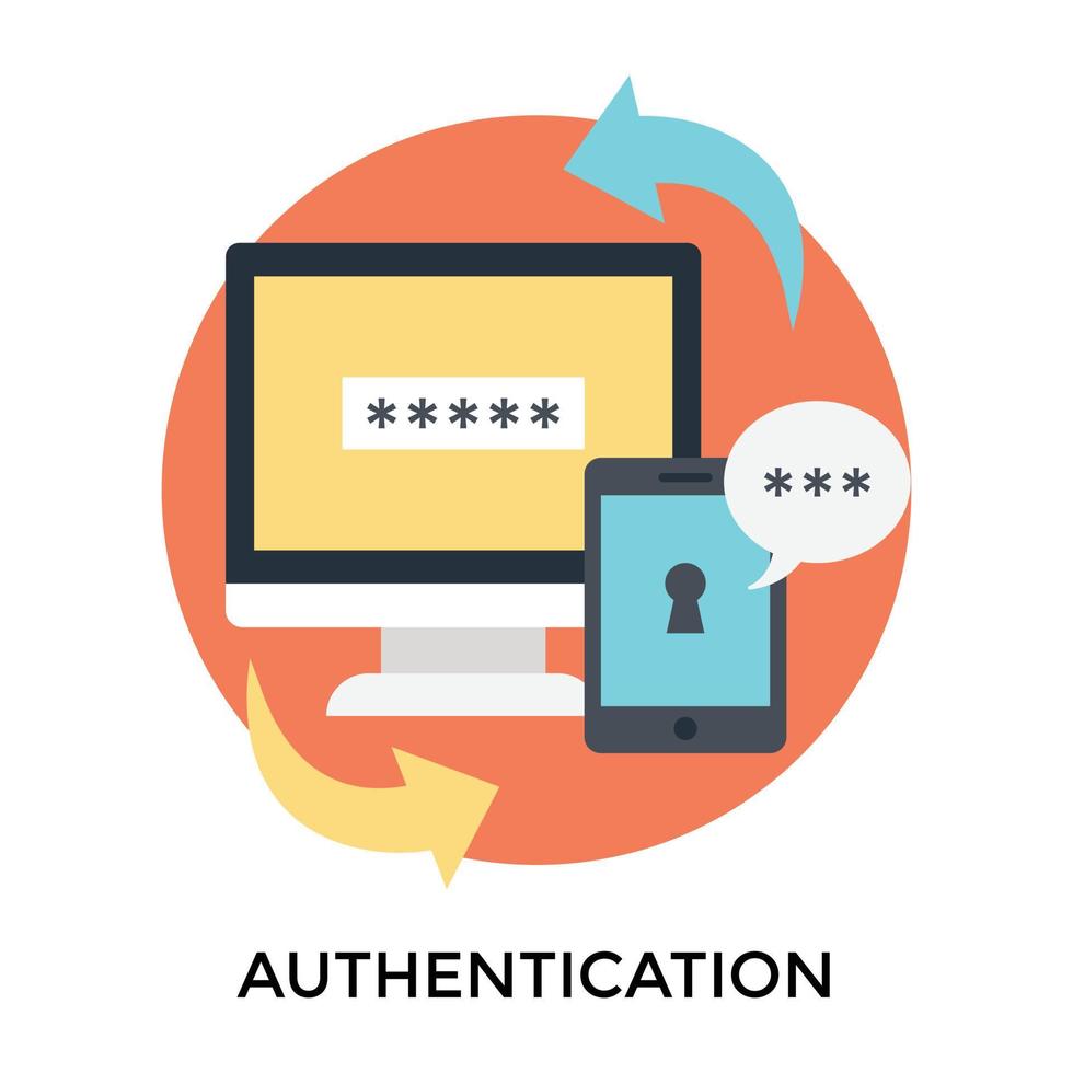 Trendy Authentication Concepts 15398993 Vector Art At Vecteezy 8702