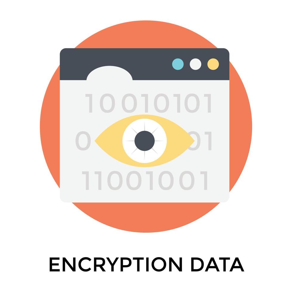 Trendy Encryption Data 15399295 Vector Art at Vecteezy