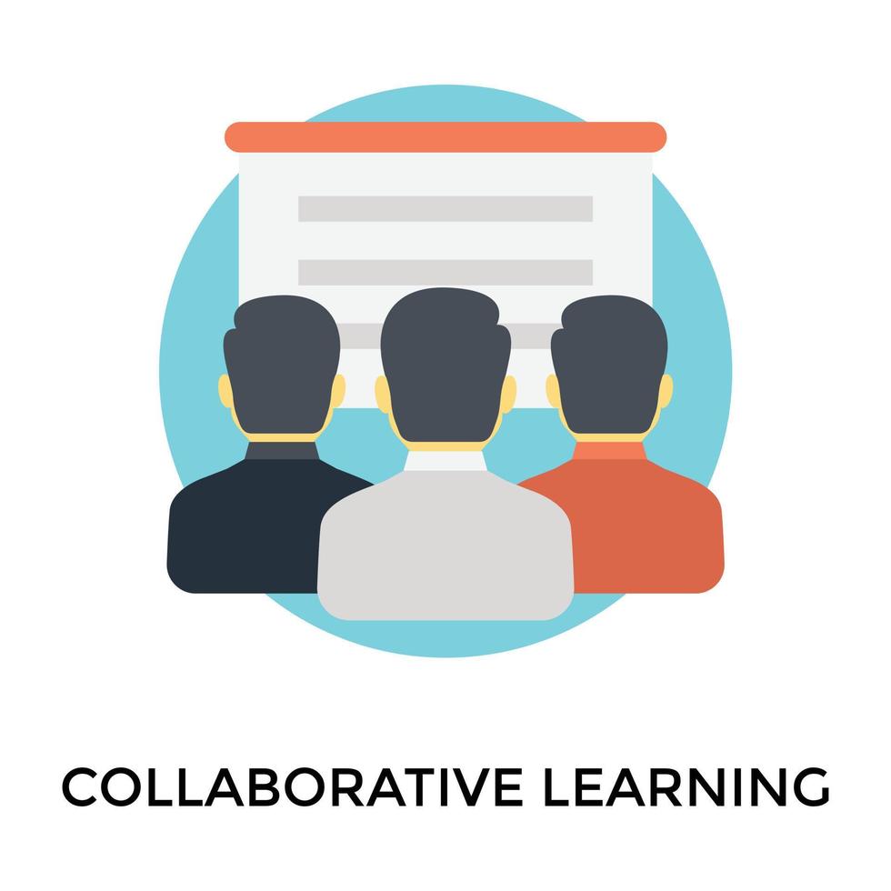 Trendy Collaborative Learning 15399528 Vector Art at Vecteezy
