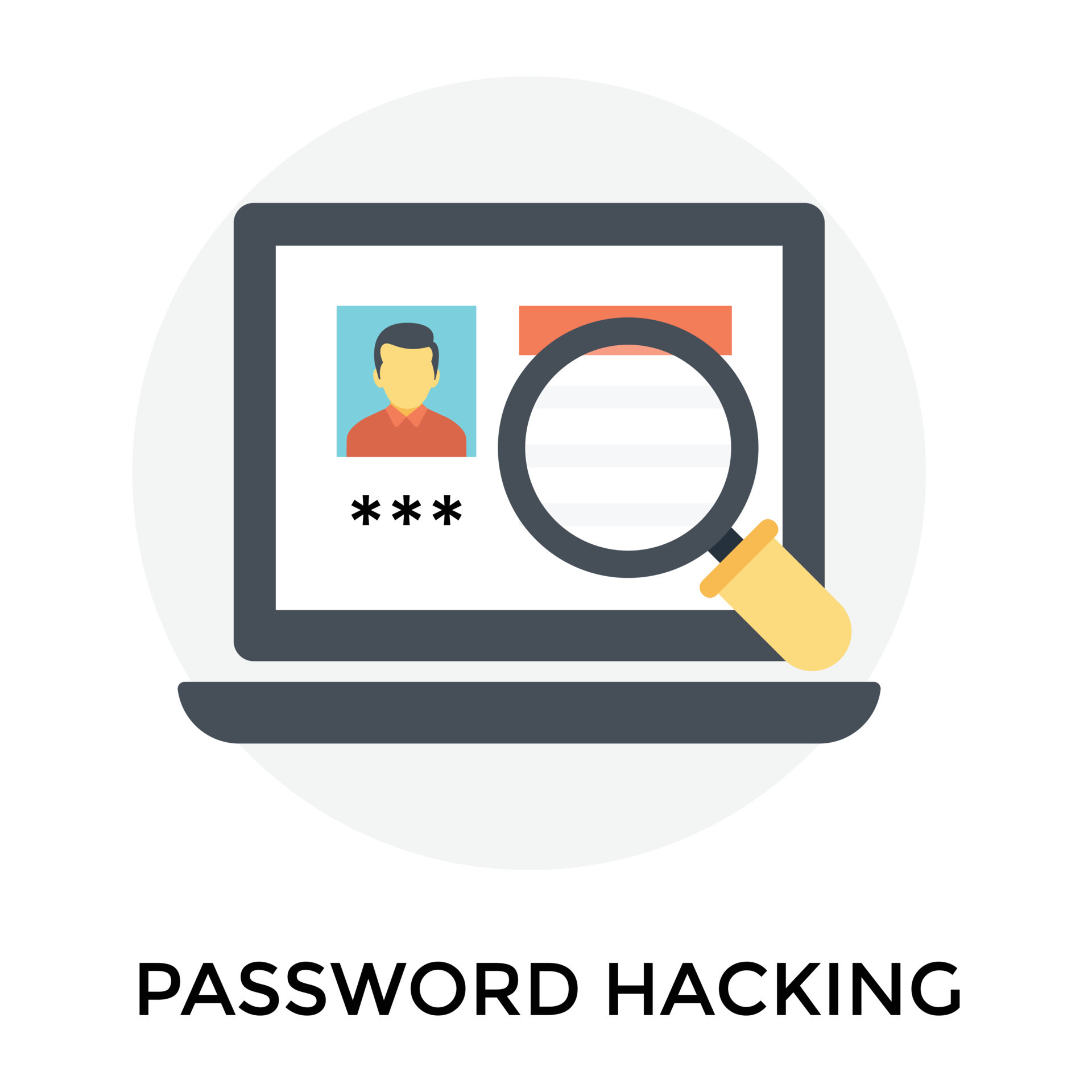Trendy Password Hacking 15399606 Vector Art At Vecteezy