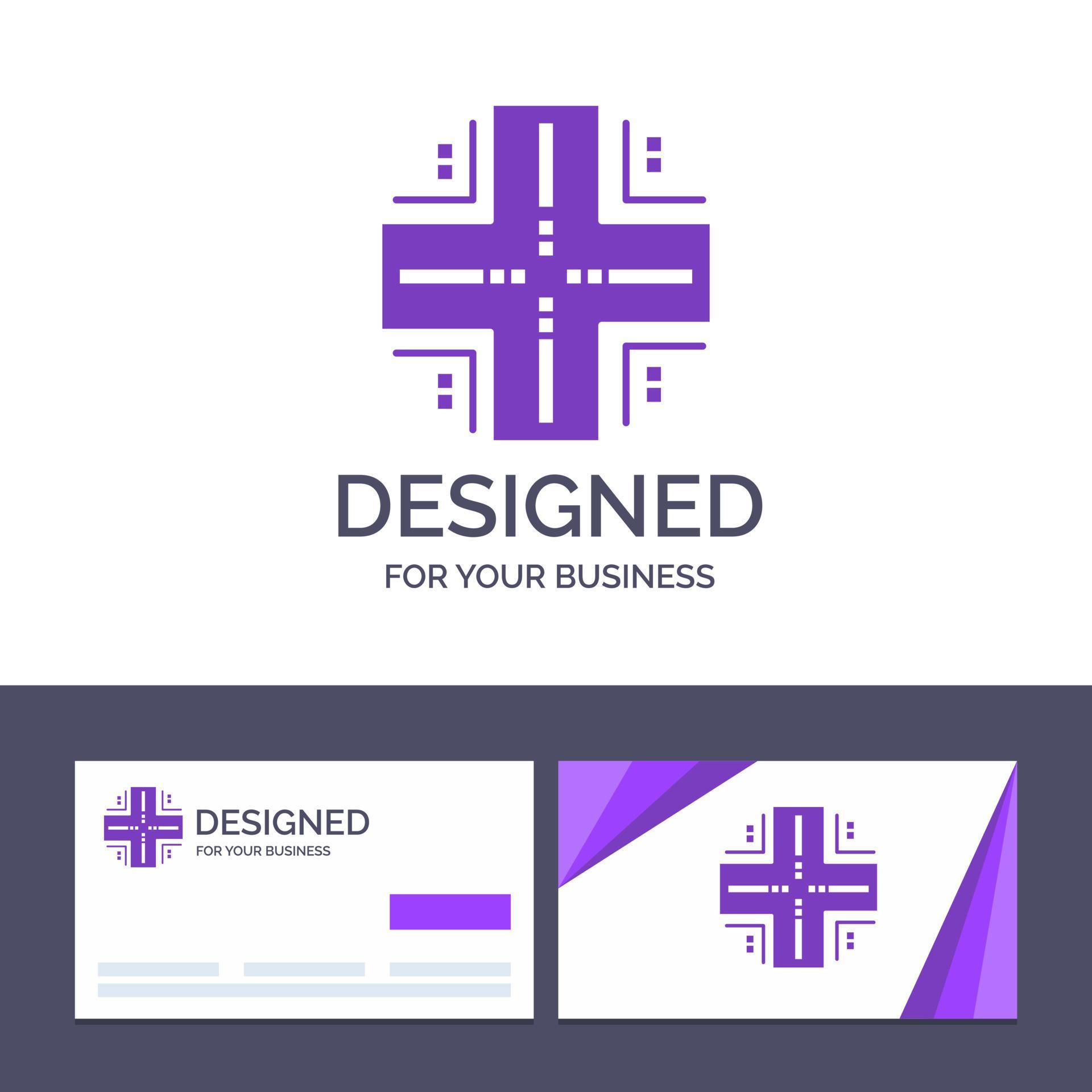 Creative Business Card And Logo Template Computing Database Datacenter