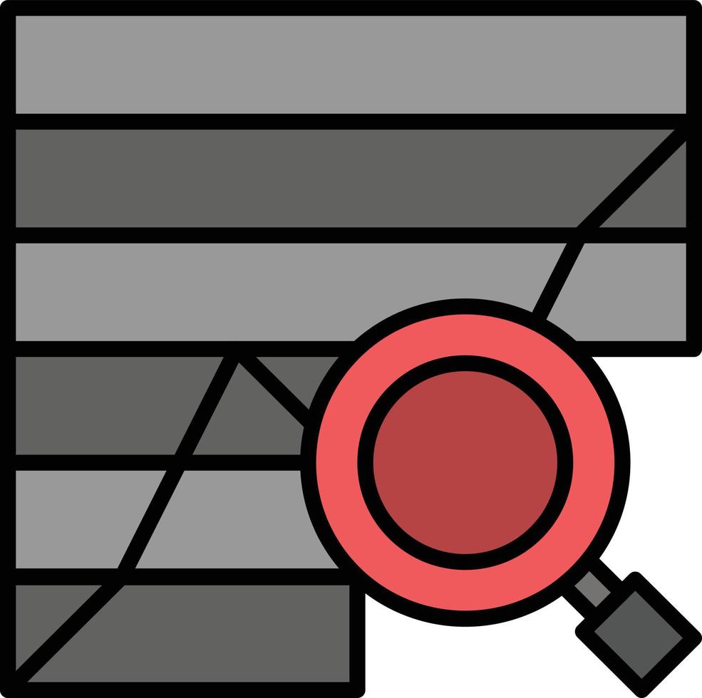 Analysis Analytic Analytics Chart Data Graph Flat Color Icon Vector icon banner Template ...