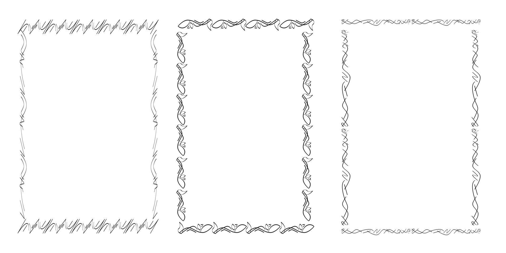 Rectangular handdrawn frame 15425983 Vector Art at Vecteezy