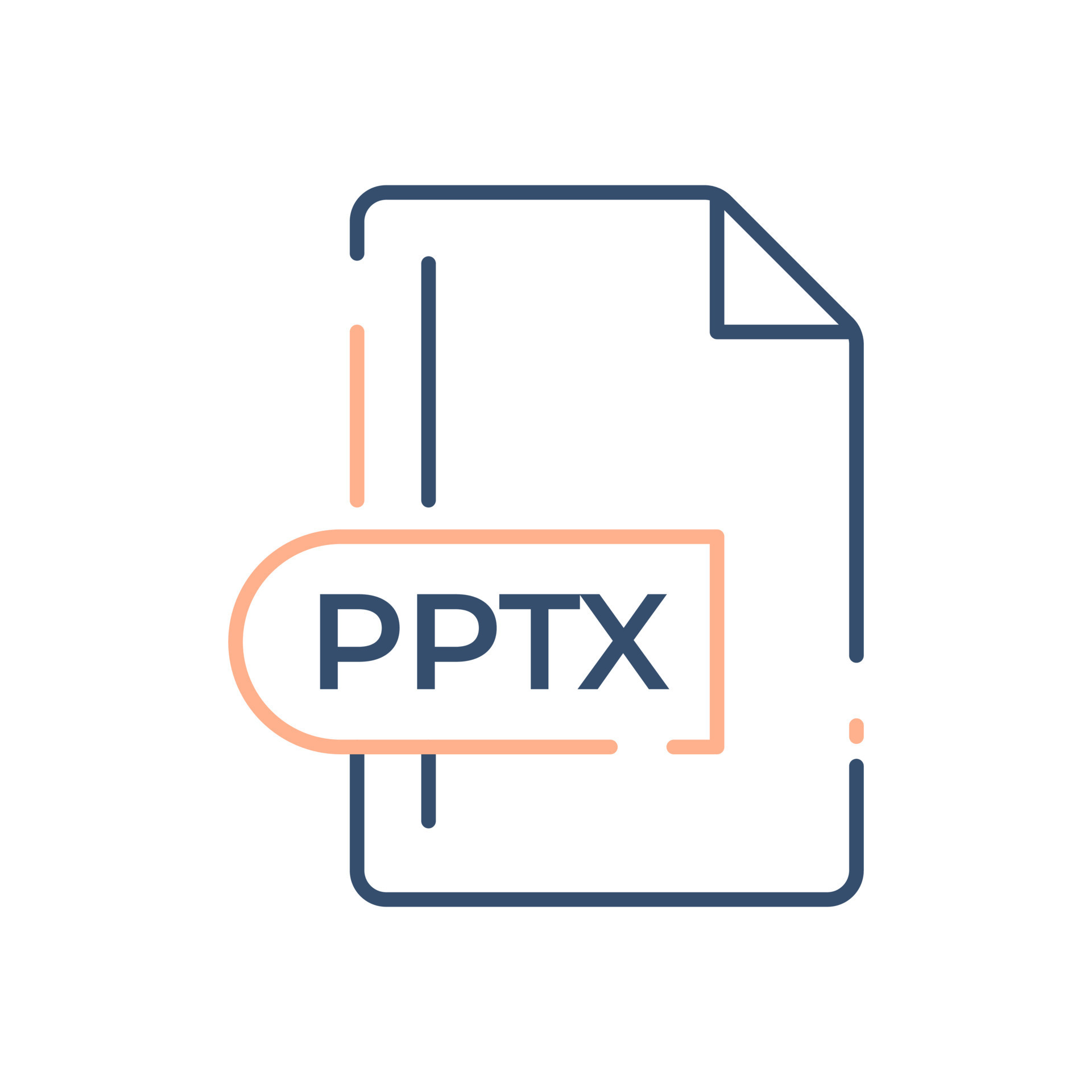 PPTX File Format Icon. PPTX extension line icon. 15426137 Vector Art at ... PPTX File Format Icon. PPTX extension line icon. 15426137 Vector Art at ...