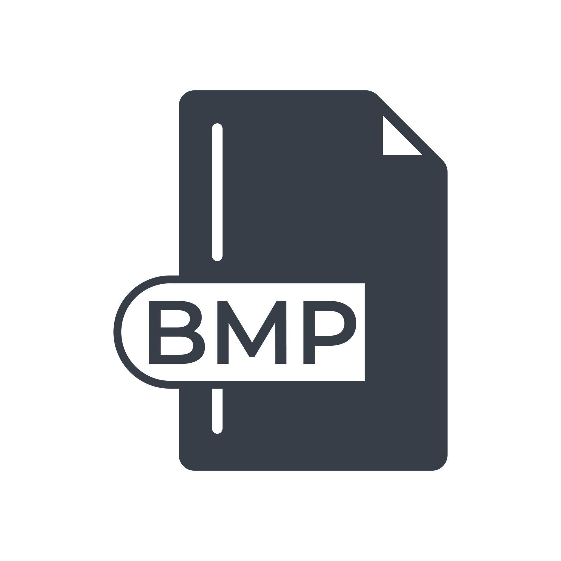 BMP File Format Icon. Bitmap image file extension filled icon. 15426163 ...