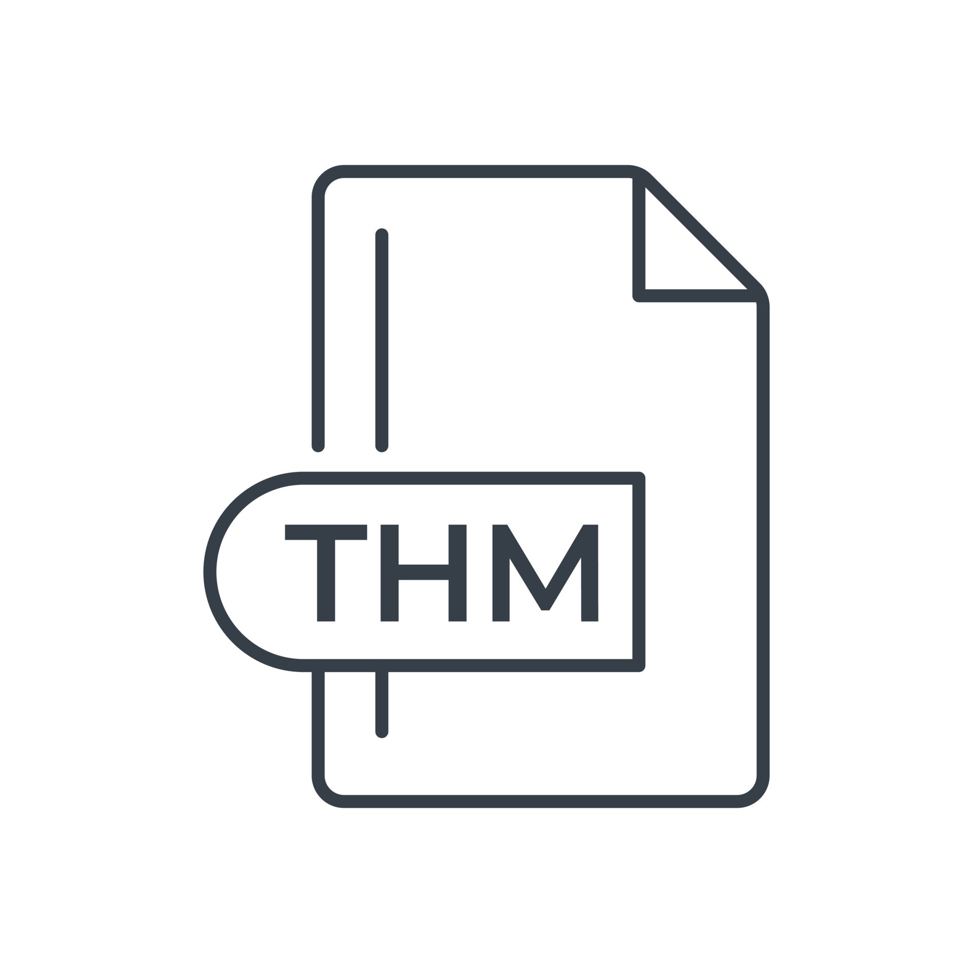 THM File Format Icon. THM extension line icon. 15426176 Vector Art at ... THM File Format Icon. THM extension line icon. 15426176 Vector Art at ...